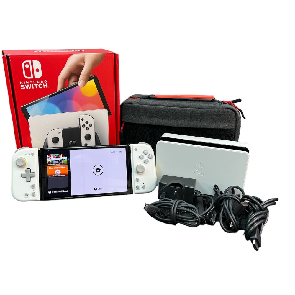 Nintendo Switch Oled + Hori Joycons - Own4Less